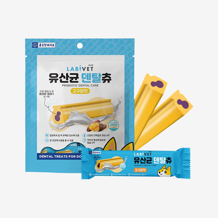 라비벳 덴탈츄 고구마맛 중형견용 (108g) - 핏펫몰