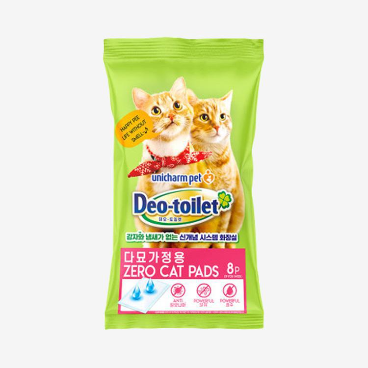 유니참 데오토일렛 감자and냄새zero 고양이 패드 8p